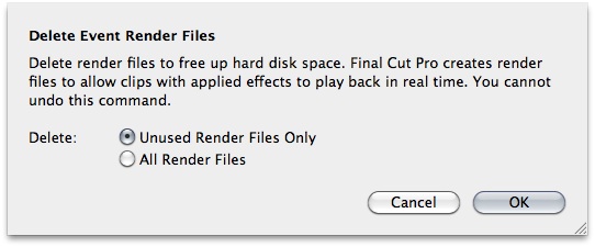 Quick Tip: Clean House by Clearing Your Render Files in Final Cut Pro X ...