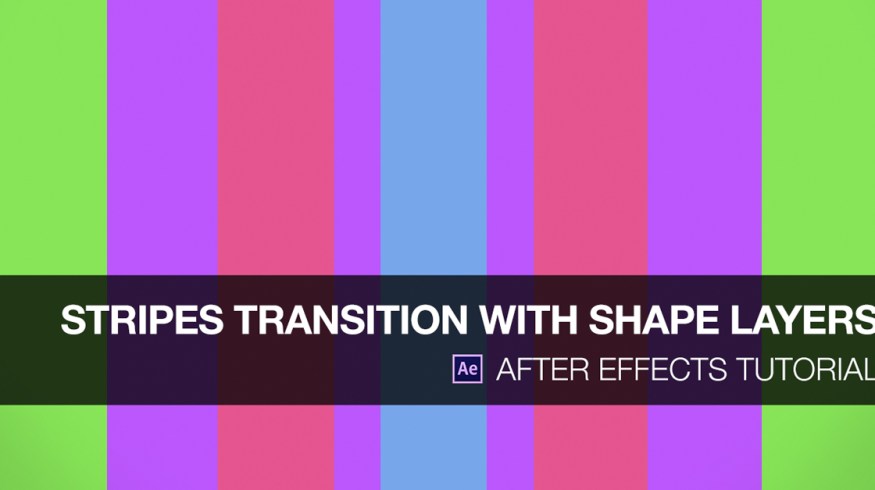After Effects Tutorial: Stripes Transition with Shape Layers - The Beat ...