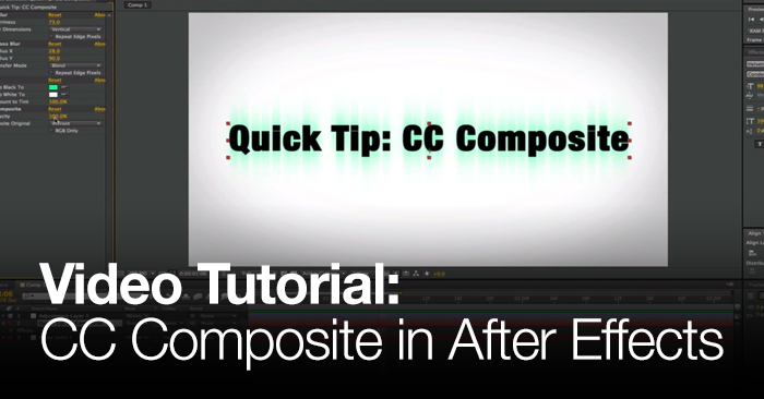 Using CC Composite in Adobe After Effects - The Beat: A Blog by PremiumBeat