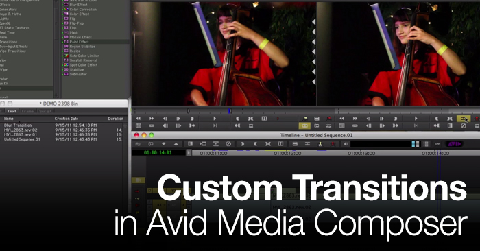 Custom Transitions in Avid Media Composer - The Beat: A Blog by PremiumBeat