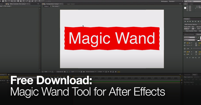 Free Download: Magic Wand Tool for After Effects - The Beat: A Blog by ...