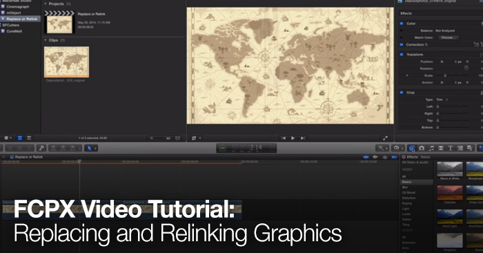 FCPX Video Tutorial: Replacing and Relinking Graphics - The Beat: A Blog by PremiumBeat