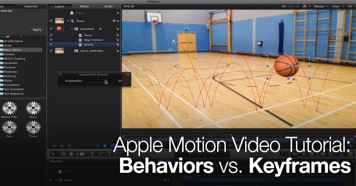 Apple Motion Video Tutorial: Behaviors vs. Keyframes - The Beat: A Blog by PremiumBeat