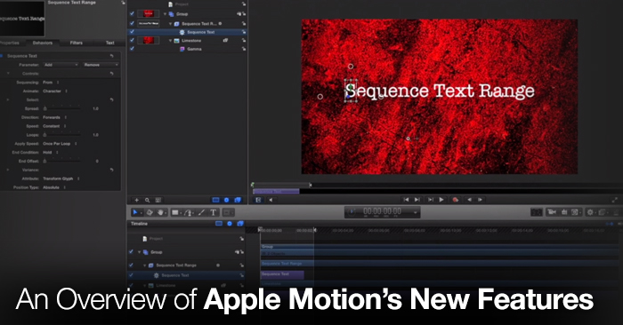 An Overview of Apple Motion’s New Features - The Beat: A Blog by ...