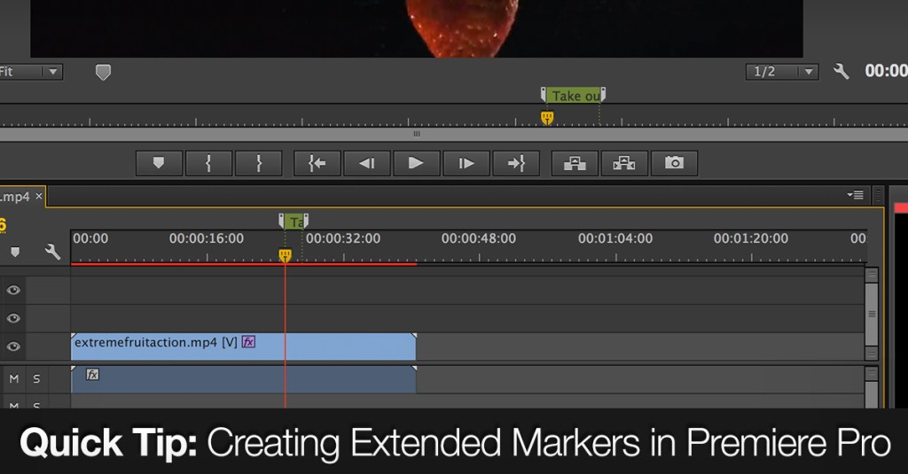Quick Tip: Creating Extended Markers in Premiere Pro - The Beat: A Blog ...