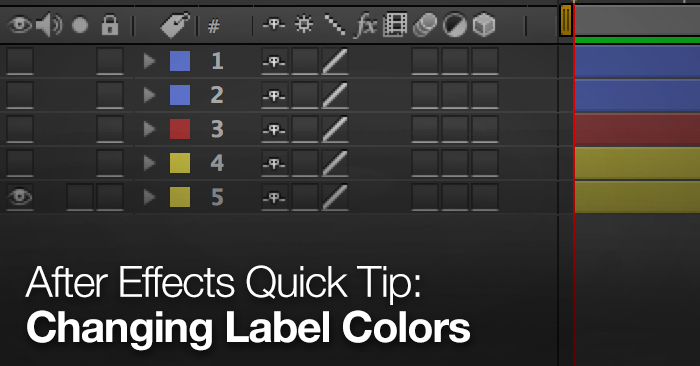 After Effects Quick Tip: Changing Label Colors - The Beat: A Blog by ...