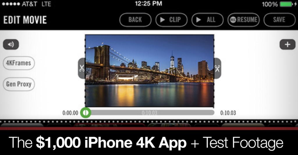 The $1,000 iPhone 4K App + Test Footage - The Beat: A Blog by PremiumBeat