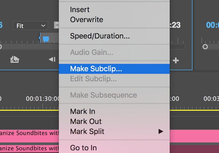 Organize Your Interviews Using Subclips in Premiere Pro — PremiumBeat